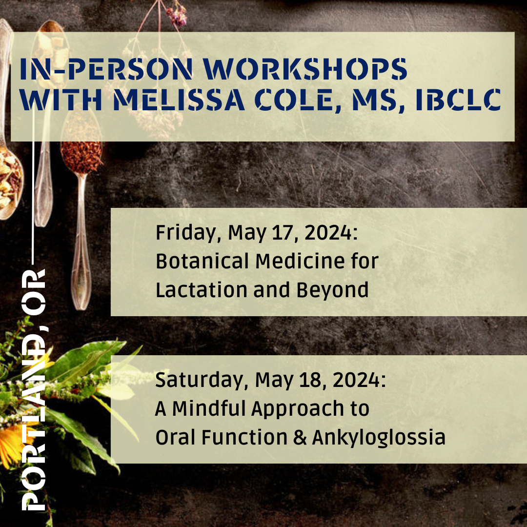 Workshops with Melissa Cole - Portland, OR | Luna Lactation & Wellness
